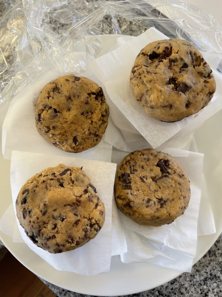 Bakery Style Chocolate Chip Cookies with Chopped Chocolate - Elle & Pear