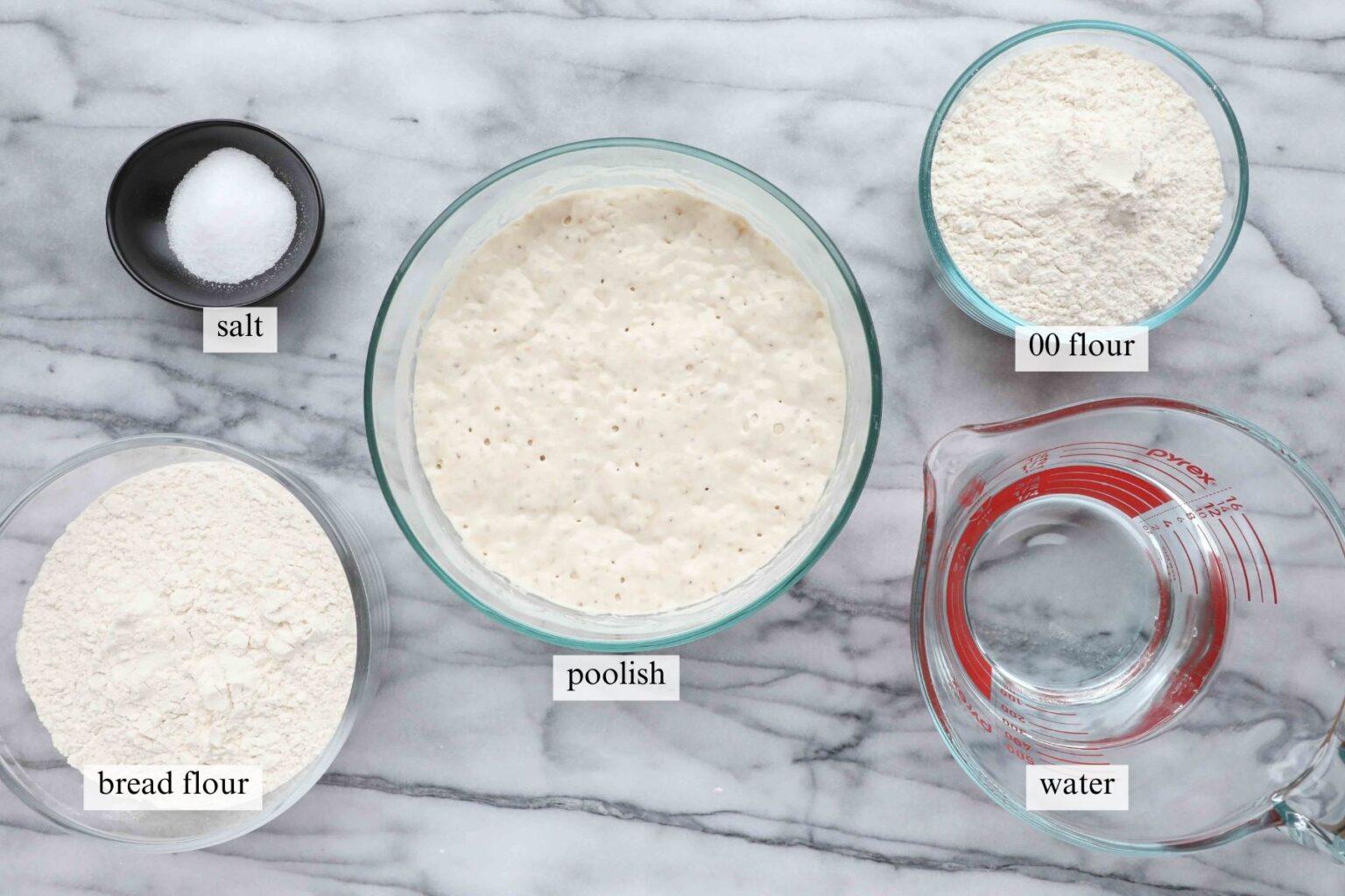 Poolish Pizza Dough - Elle & Pear