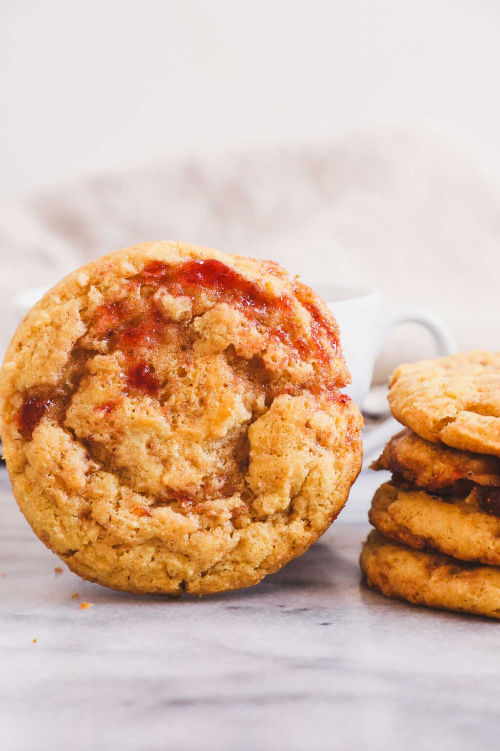 Strawberry Jam Cookies - Elle & Pear