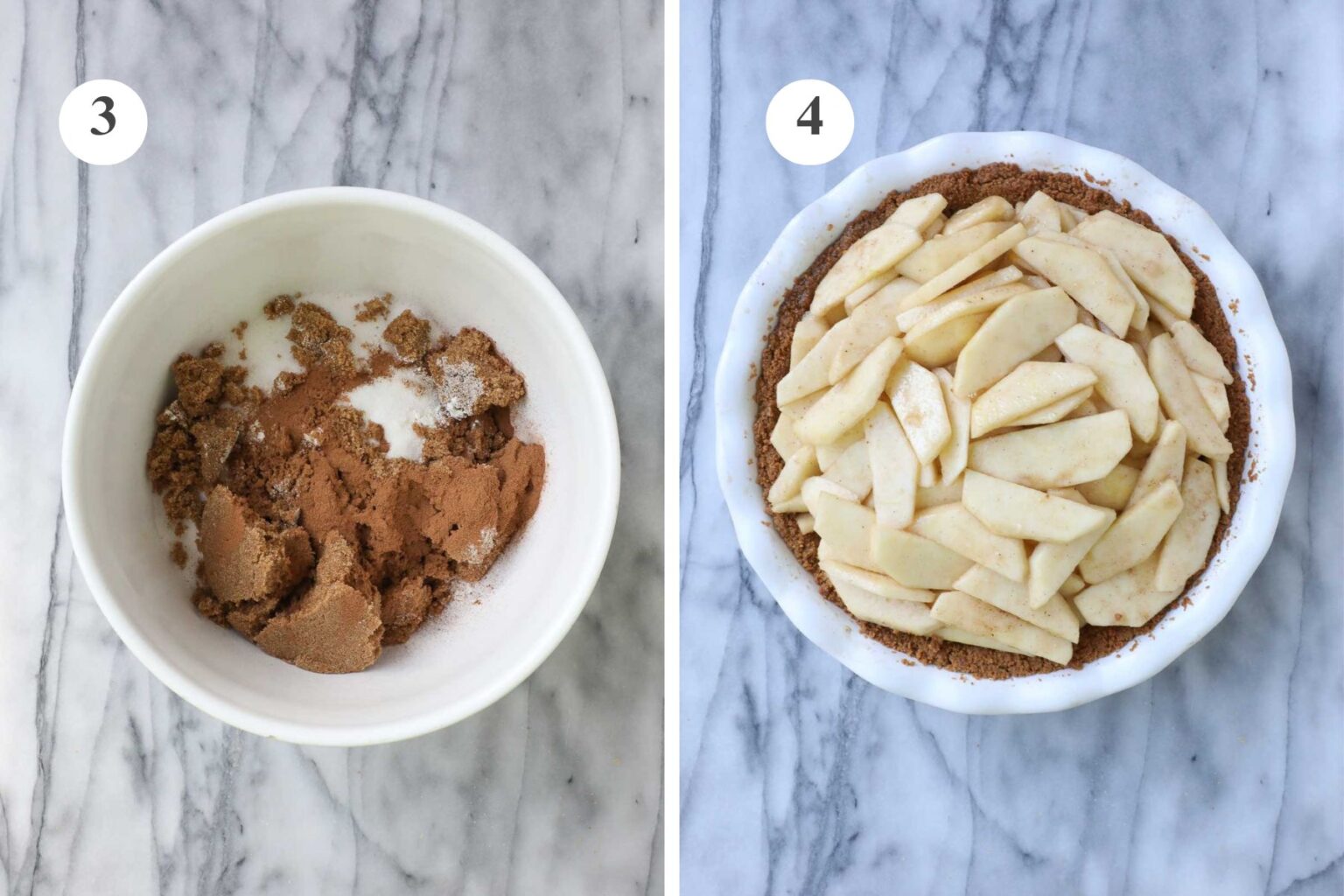 Graham Cracker Crust Apple Pie - Elle & Pear