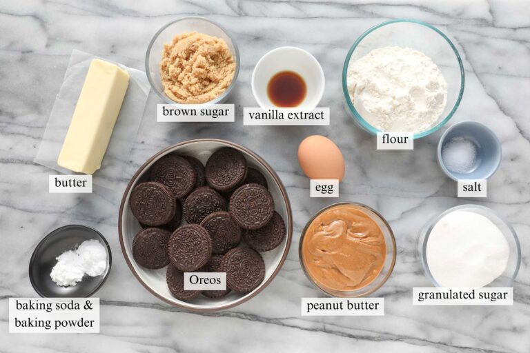 Peanut Butter Oreo Cookies - Elle & Pear