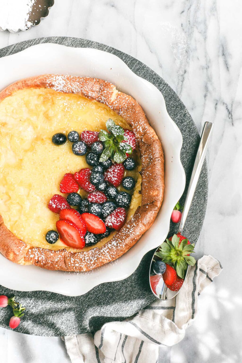 Dutch Baby Pancake Without Cast Iron Skillet - Elle & Pear